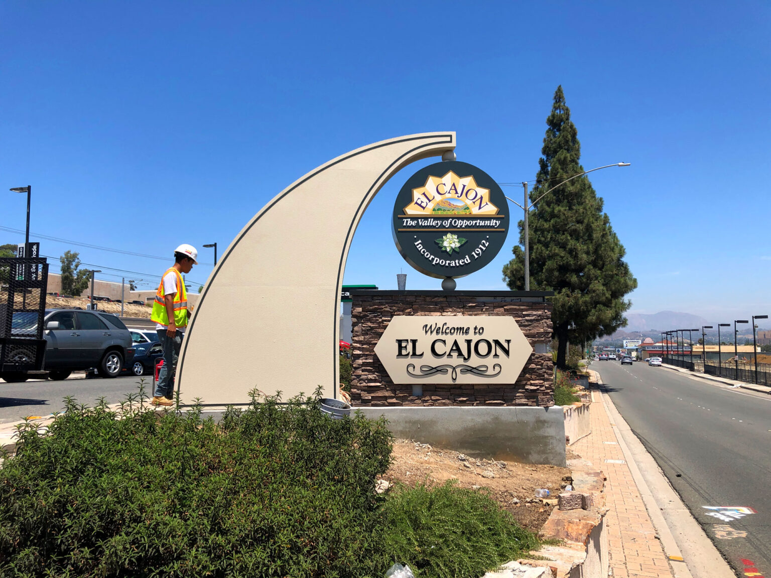 The City of El Cajon Adds Two Monument Signs in San Diego County CA!