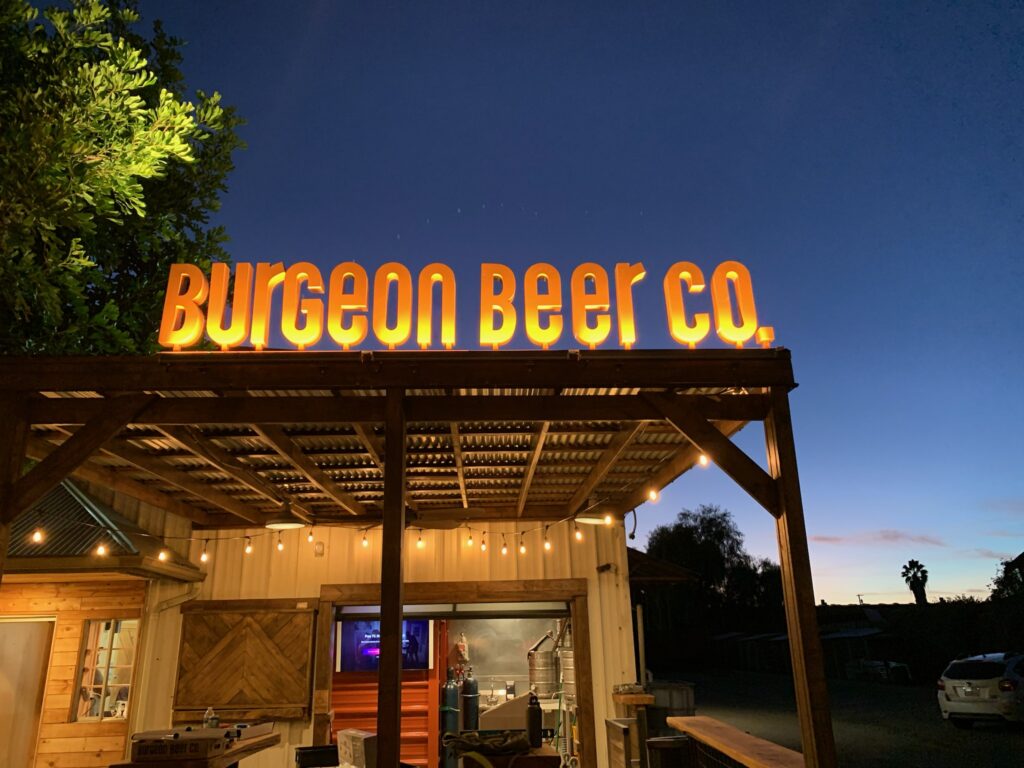 Beer Co: Fabricated Aluminum 3D Letter Building Sign in Escondido CA